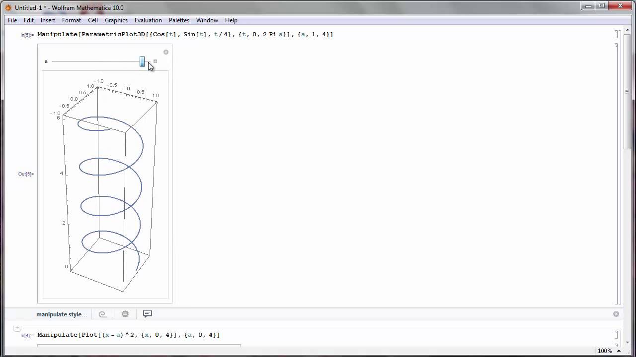 Parametric Plots In Mathematica Youtube