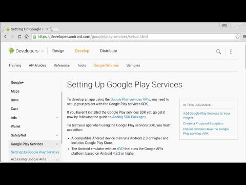 Setting Up Google Play Services On Eclipse Android Sdk Youtube