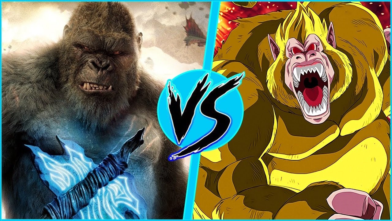 Goku Vs King Kong Anime Dragon Ball Z Great Ape Vegeta King Kong