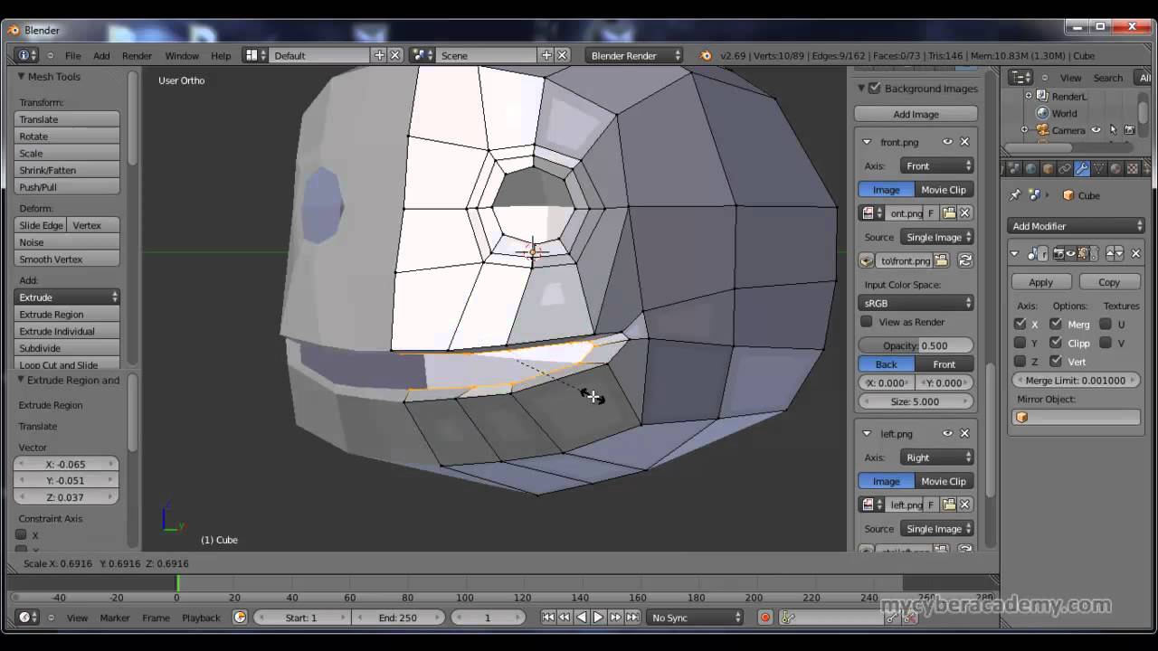 Tutorial Intermedio De Blender 4 Modelado Box Modeling Youtube