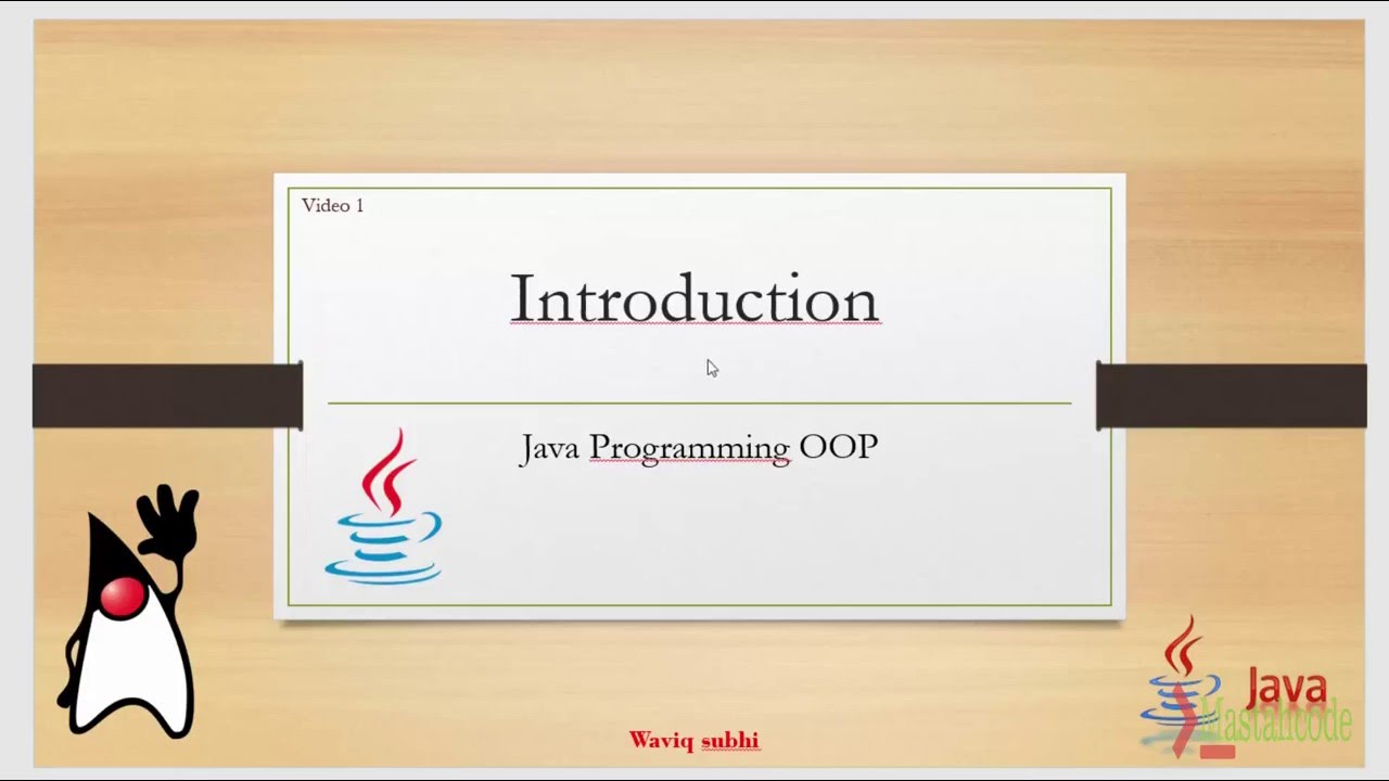 Belajar Oop Introduction Youtube