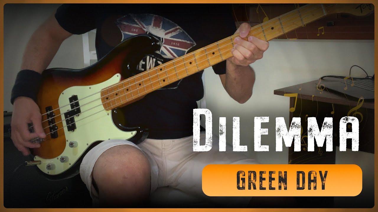 Green Day Dilemma Bass Cover Tabs Youtube