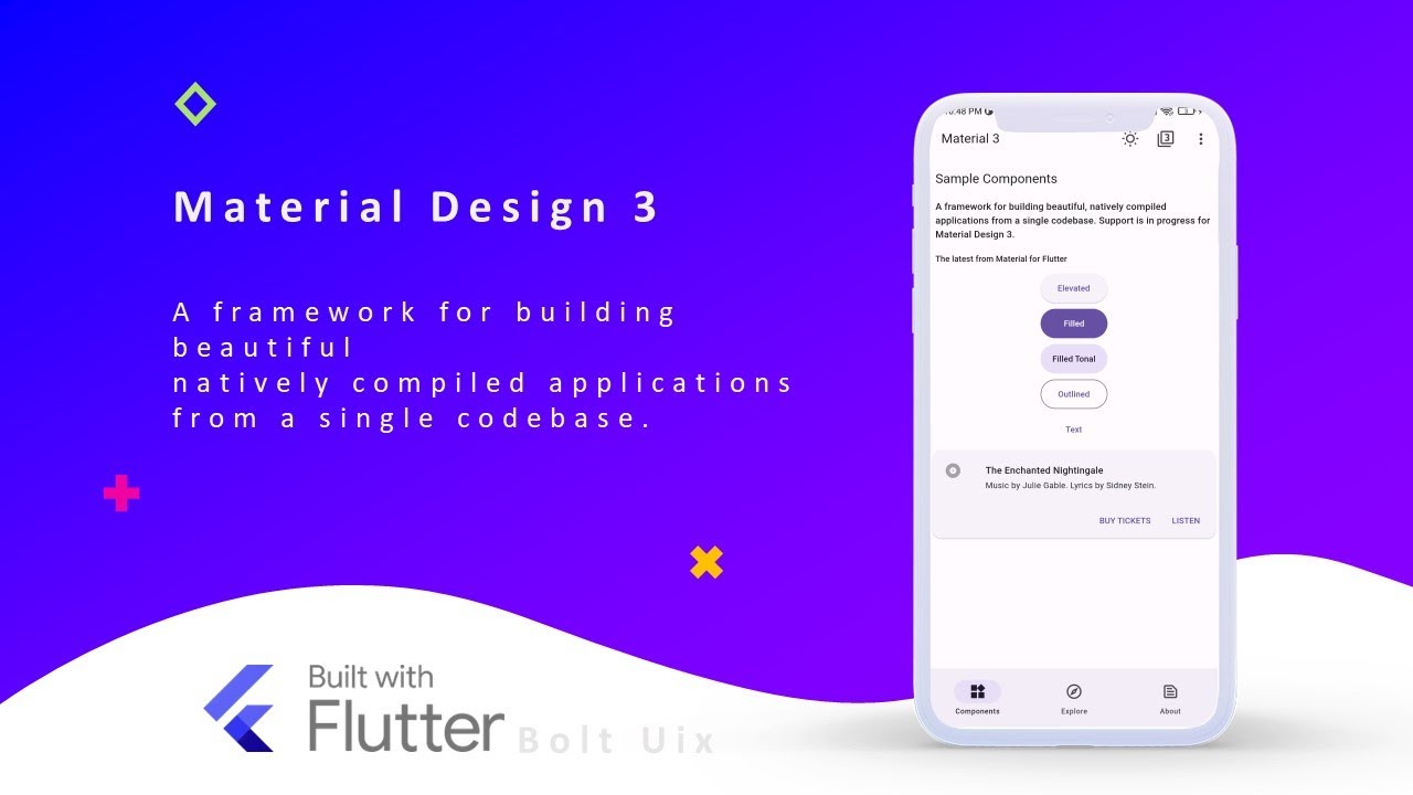 Bringing Your Flutter App To Life With Material Design 3 Youtube