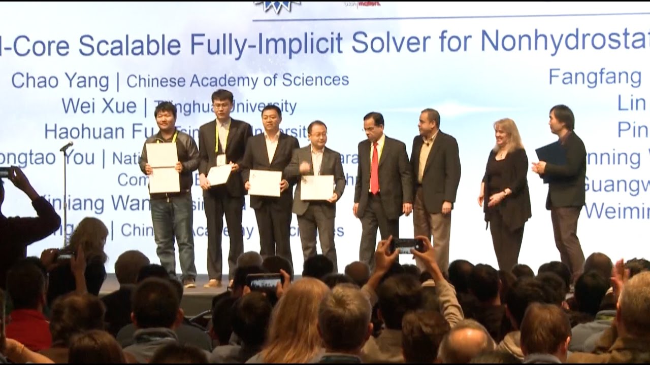 Chinese Supercomputing Application Wins Gordon Bell Prize In Usa Youtube