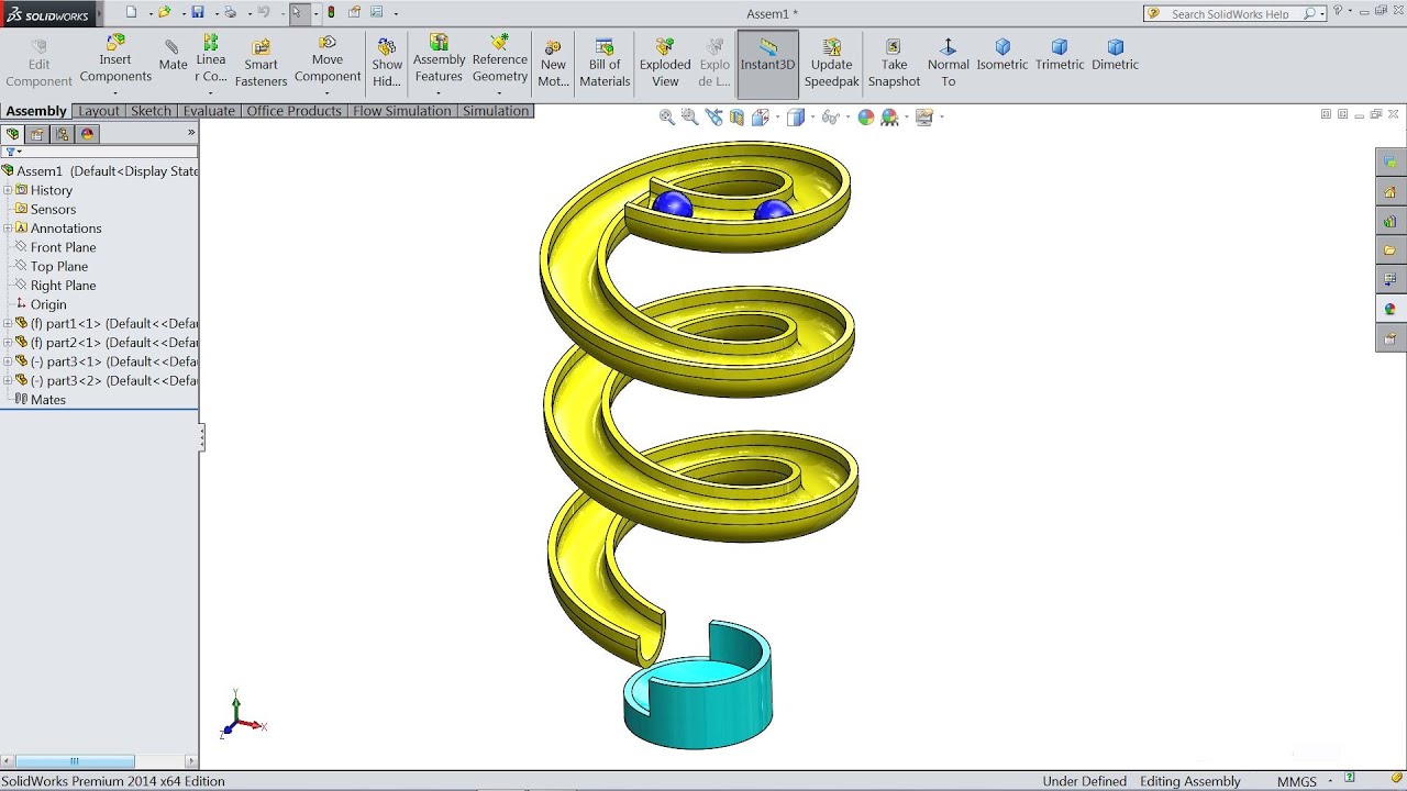 Solidworks Tutorial Motion Analysis Youtube