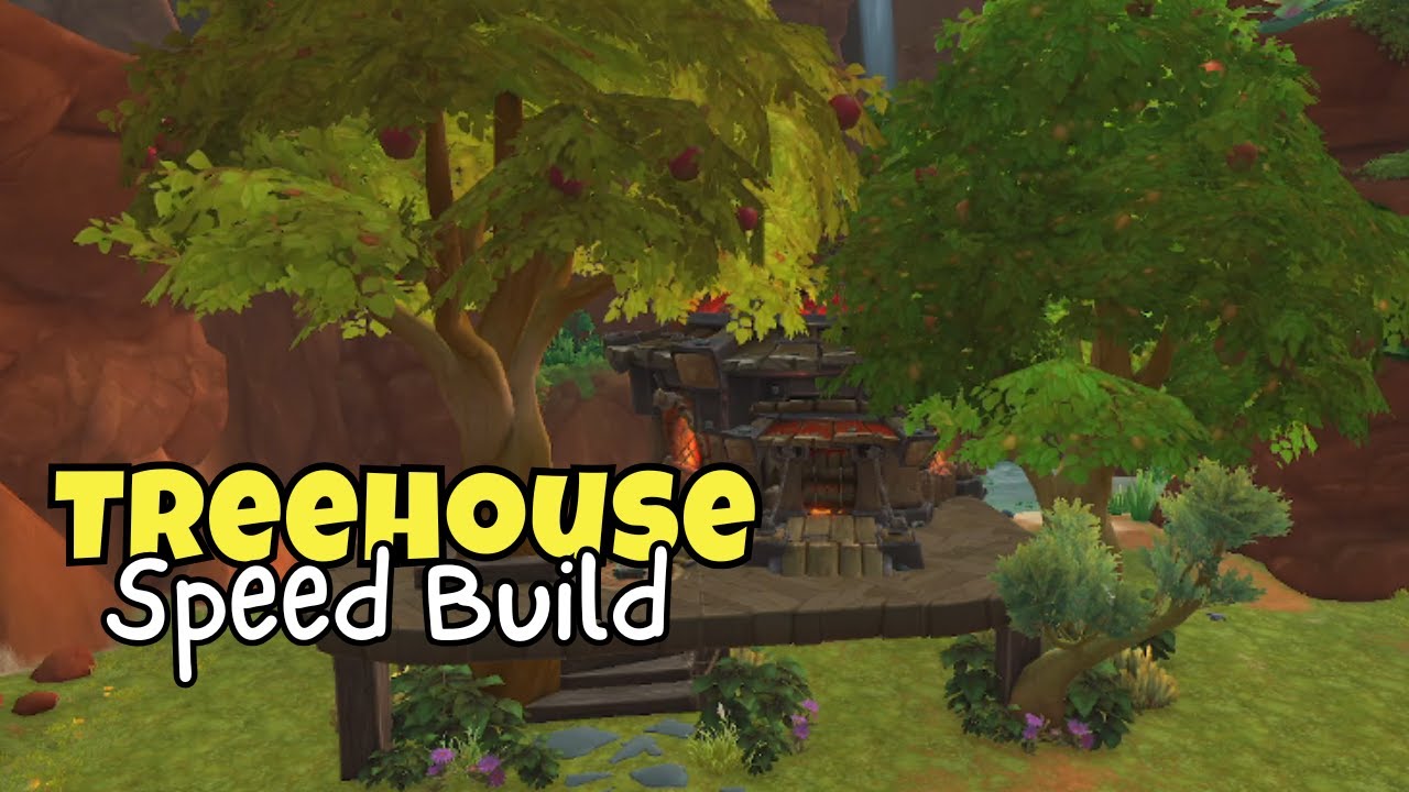 Let S Build A Treehouse Wow Player Housing Youtube