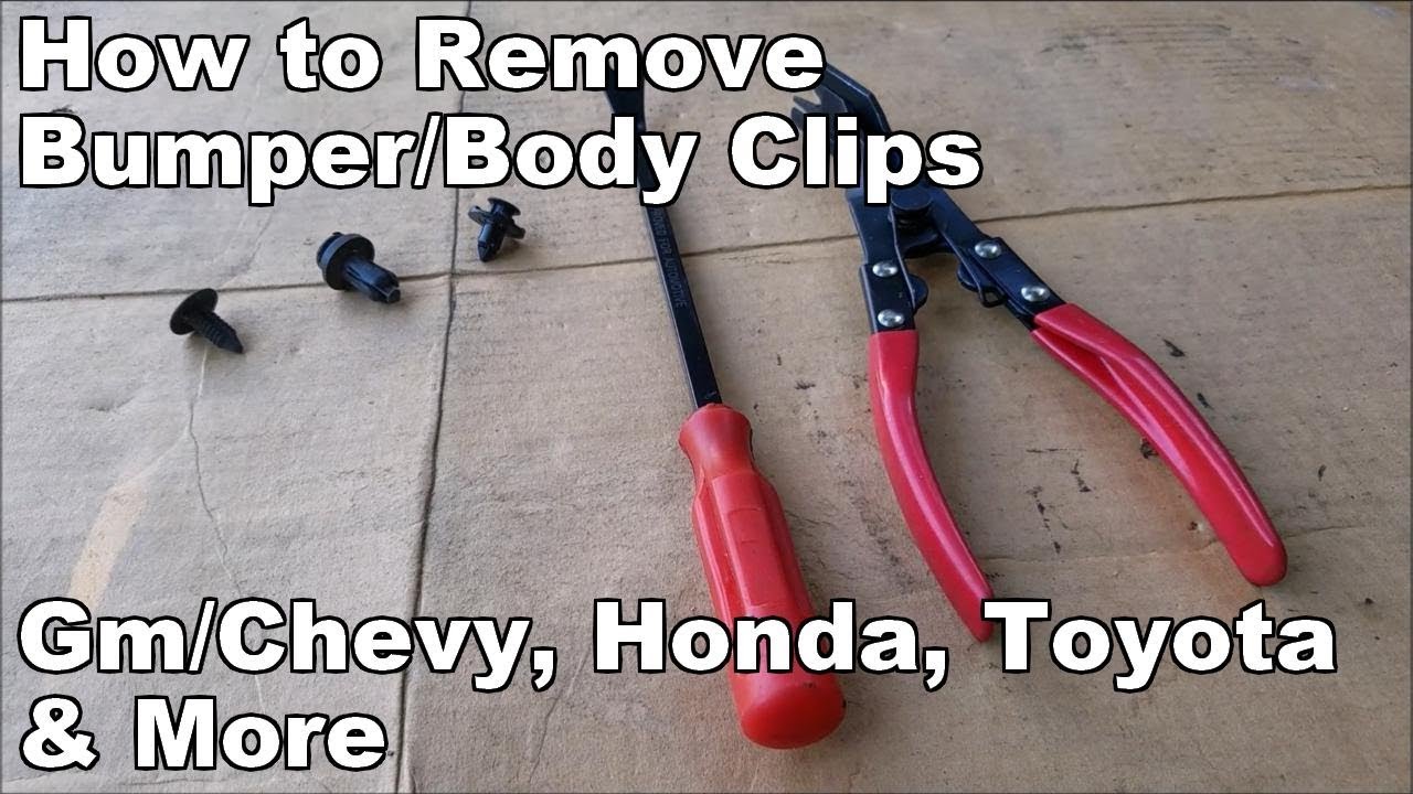 How To Remove Bumper Retaining Clips Removing Gm Chevy Honda Toyota