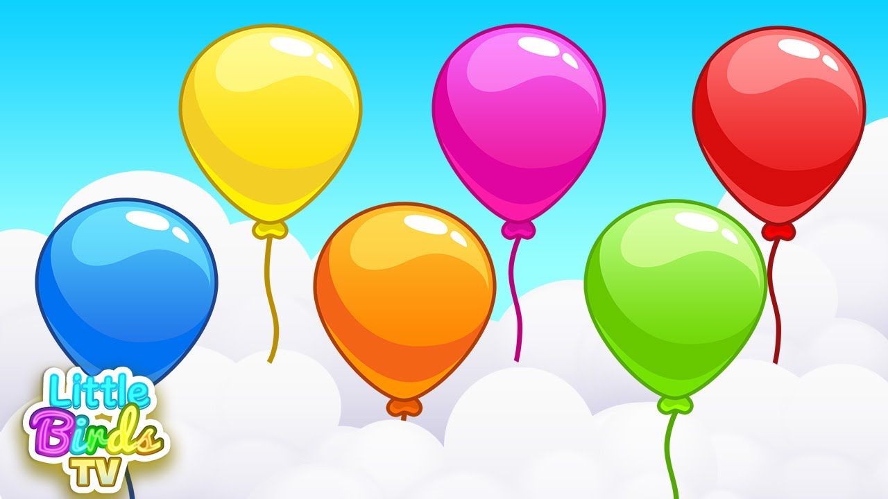 Learn Colors With Balloons Youtube