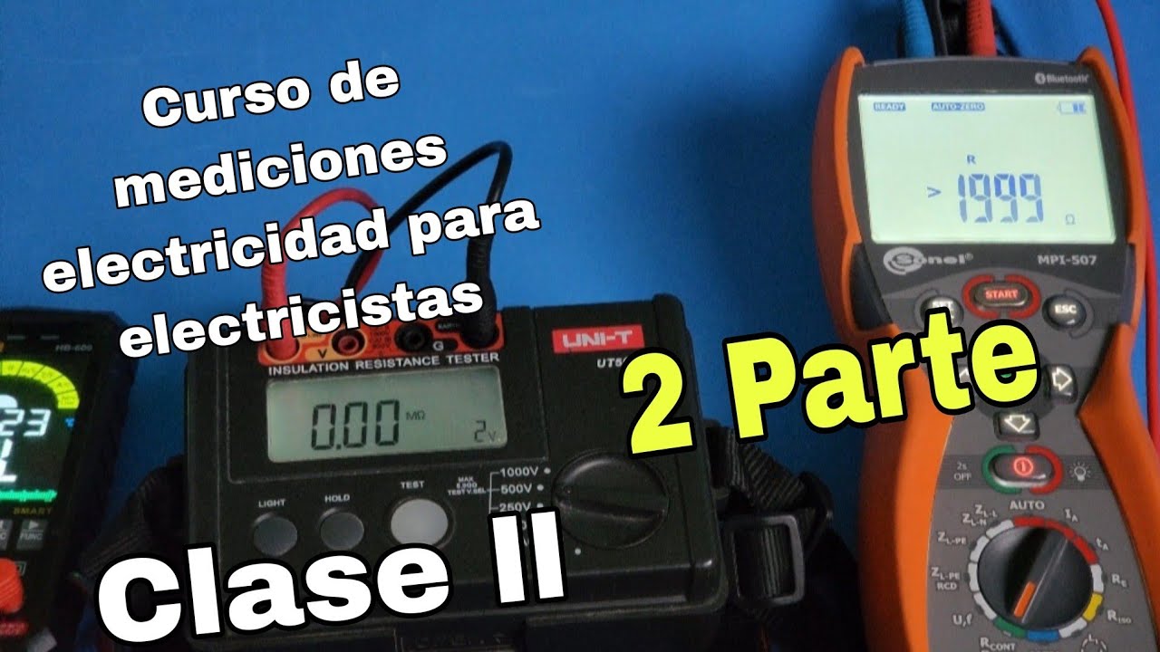 Curso De Medición Con Instrumentos Para Electricistas Clase Ll 2 Parte
