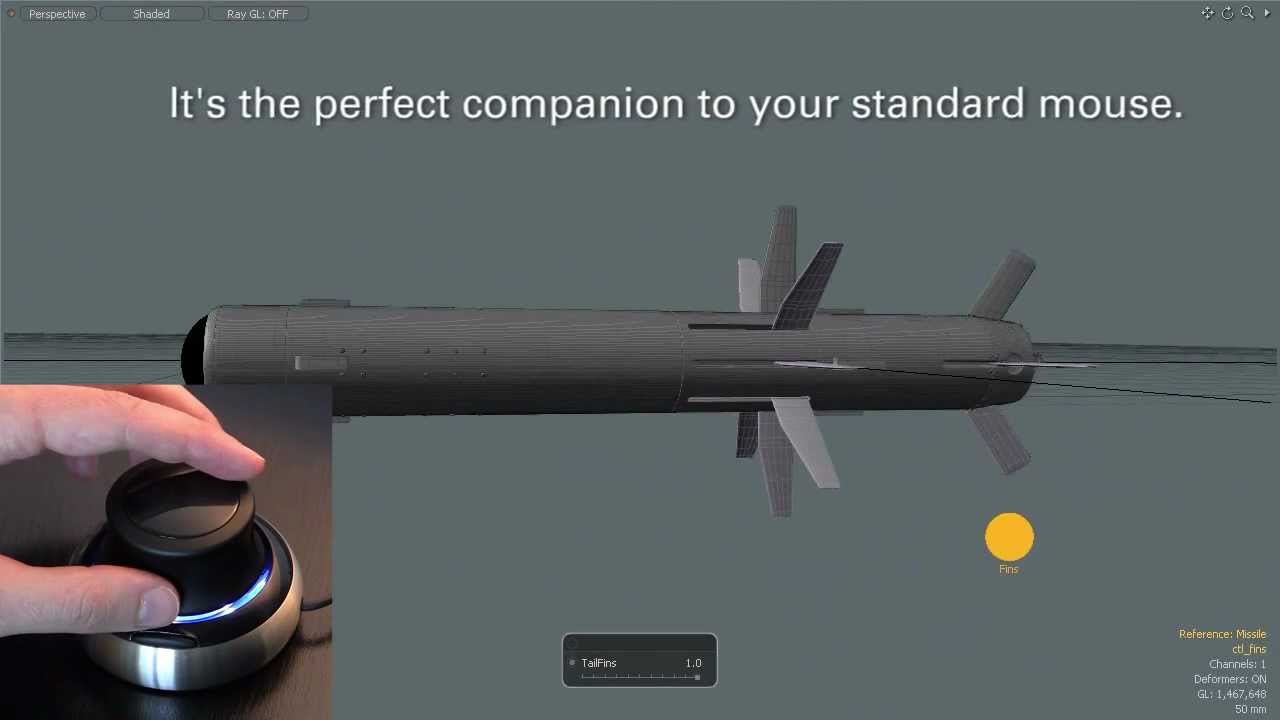 Spacenavigator 3d Mouse Demo Youtube