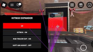 Roblox Universal Game Script Hitbox Expander Rgb Tracer Esp Aim Assist ...
