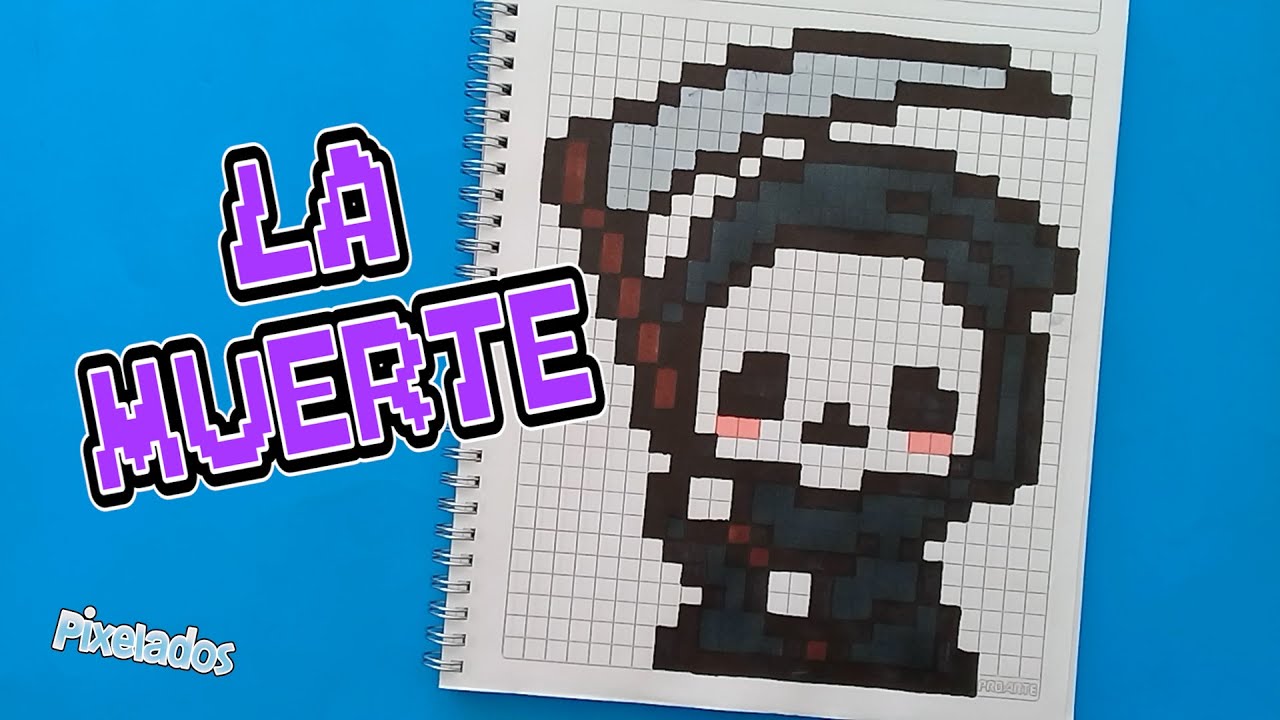 рџћѓcomo Dibujar A La Muerte En Pixel Art Pixelados Youtube