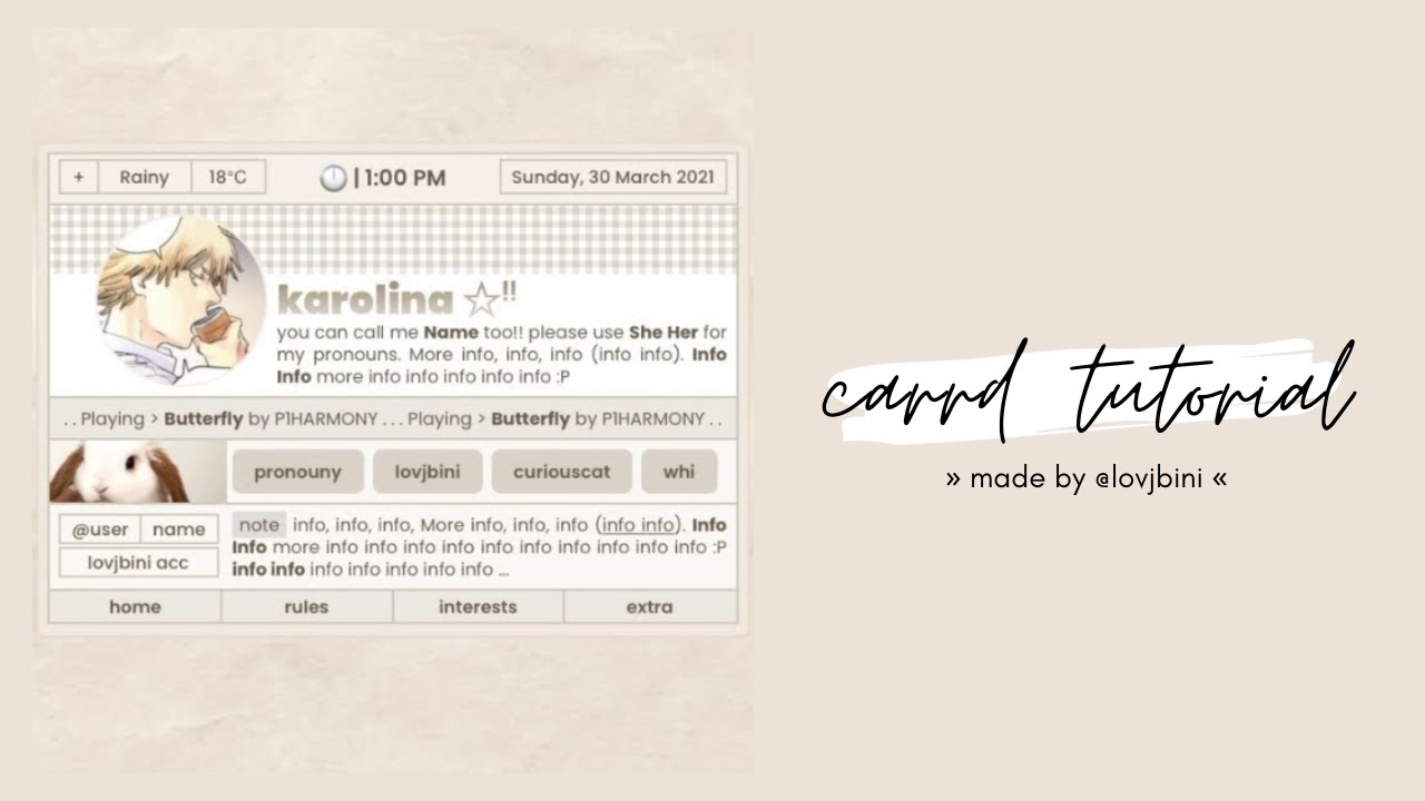 Interactive Carrd Tutorial Chiggiri Youtube