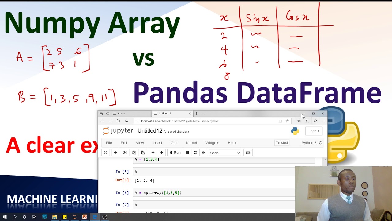 Difference Between Numpy Array And Pandas Dataframe Clearly Explained