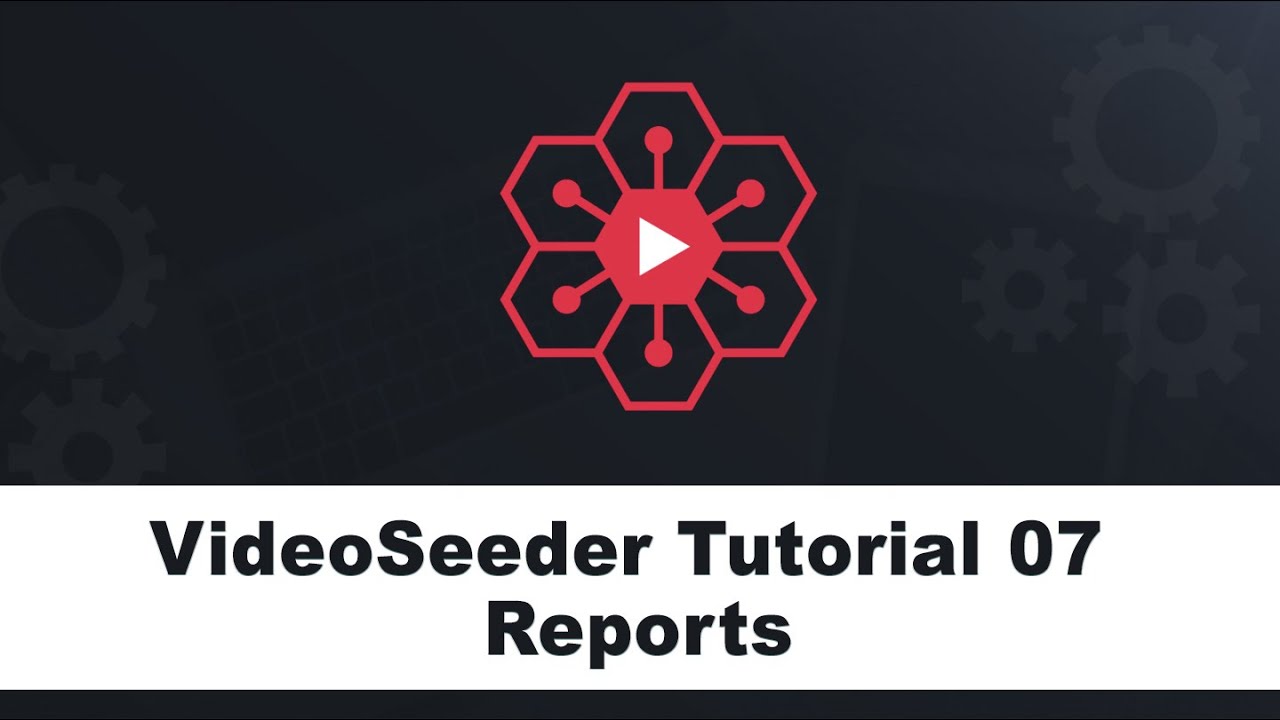 Videoseeder Tutorial 07 Reports Youtube