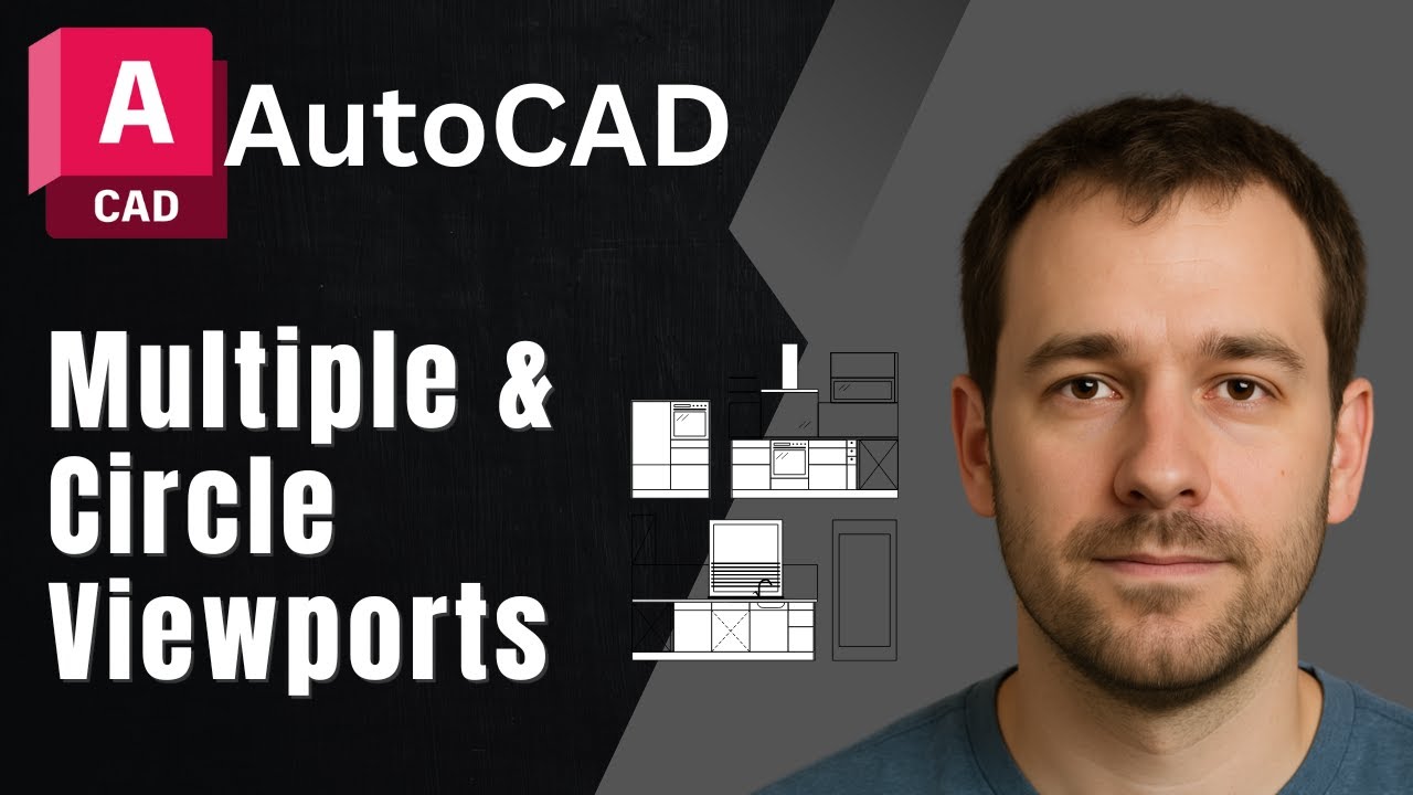Autocad How To Create Multiple Viewports Circle Viewports 2025