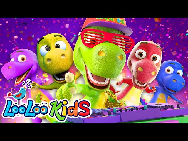 Five Little Dinos рџ рџ ў Looloo Kids вђ Learn Numbers With Nursery Rhymes