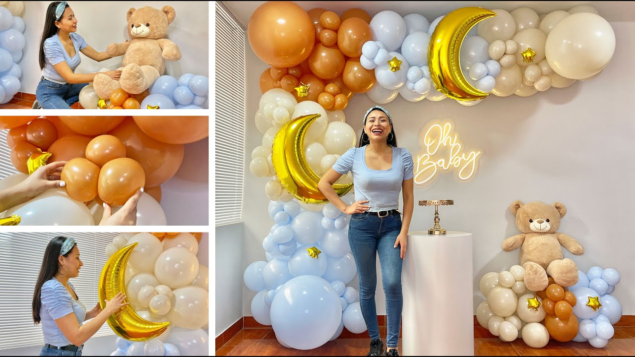 Decoraciones Con Globos Para Baby Shower De Monos