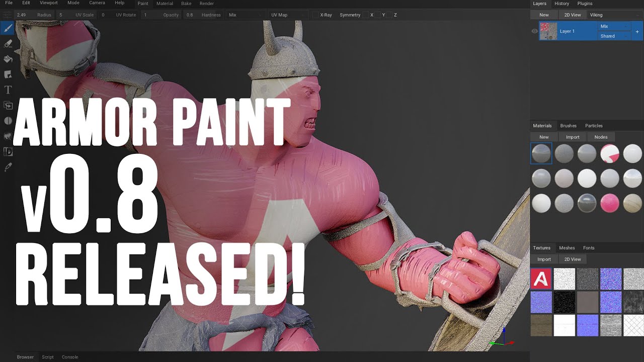 Armor Paint 0 8 Released Youtube