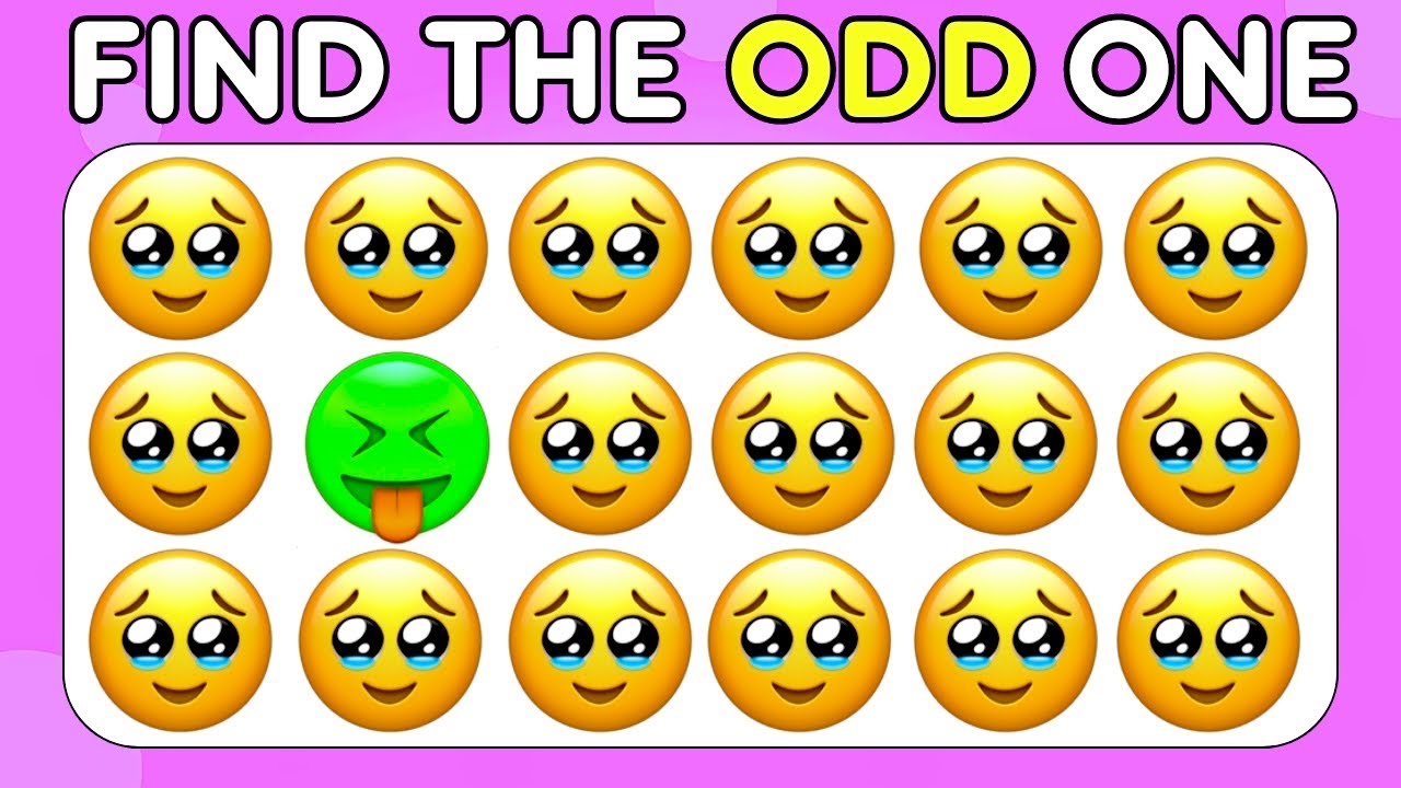 Find The Odd One Out Emoji Quiz Easy Medium Hard Impossible