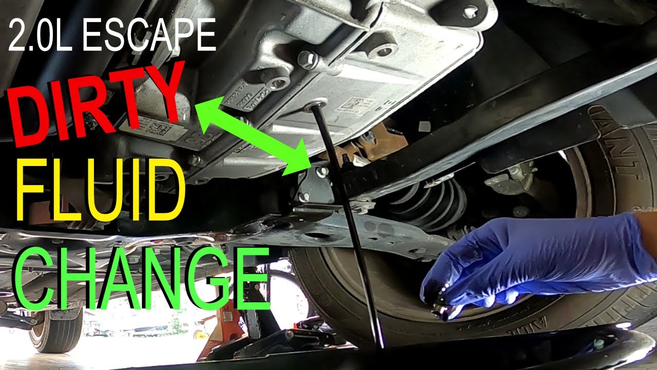 How To Change Transmission Fluid In A Ford Escape Maverick 2 0l Full