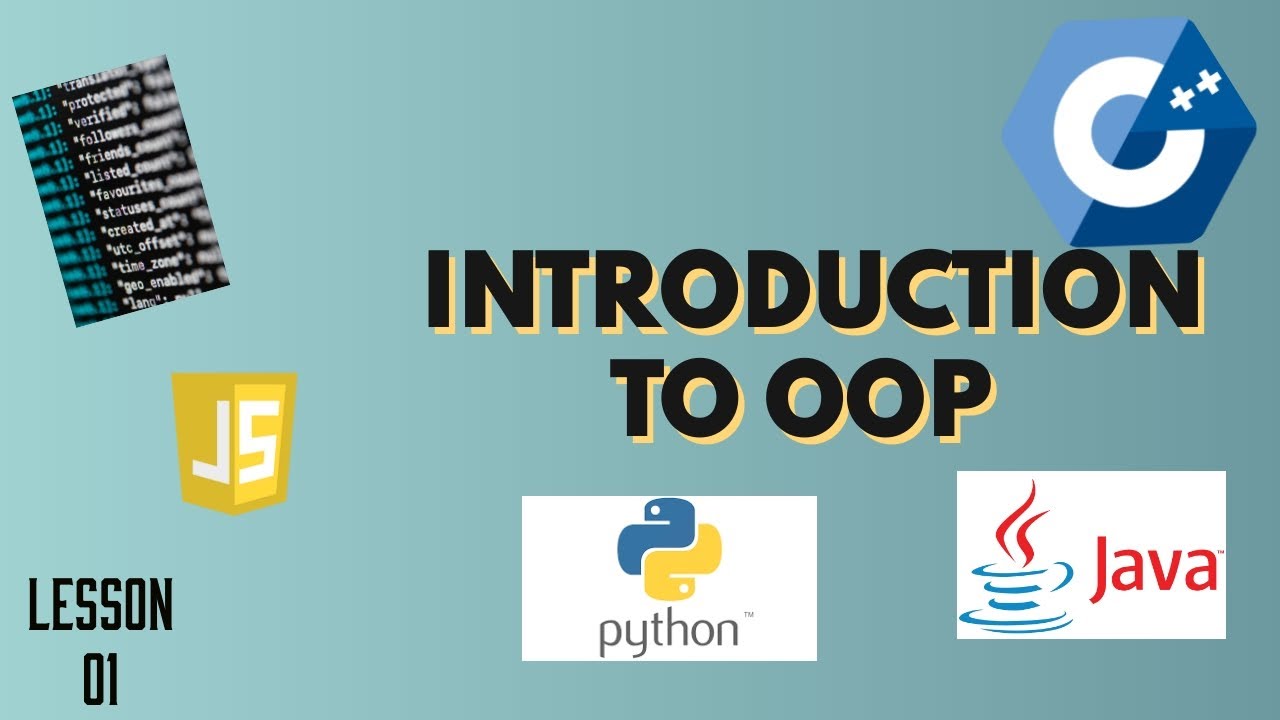 Introduction To Object Oriented Programming Oop Youtube