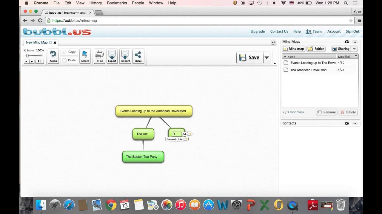 Bubbl Us Tutorial Youtube