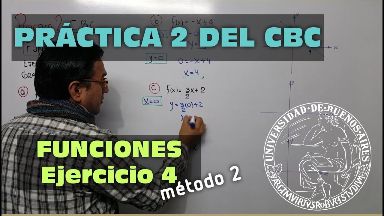 Funciones Practica 2 Del Cbc Ejercicio 4 Segundo Método Youtube