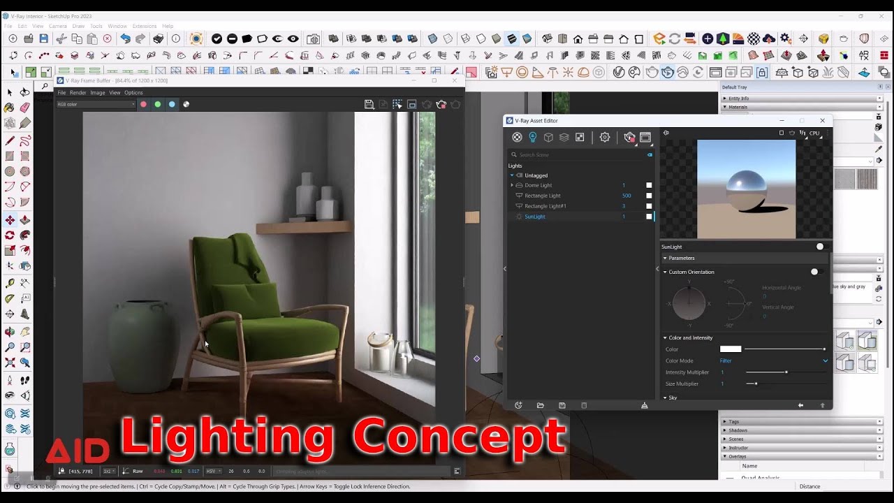 23 Lighting In 3d Rendering Youtube