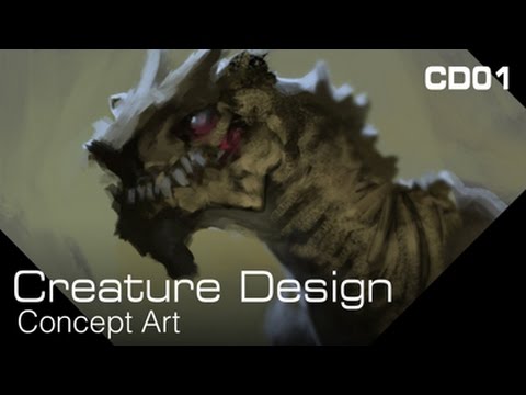 Concept Art Creature Design Cd01 Youtube