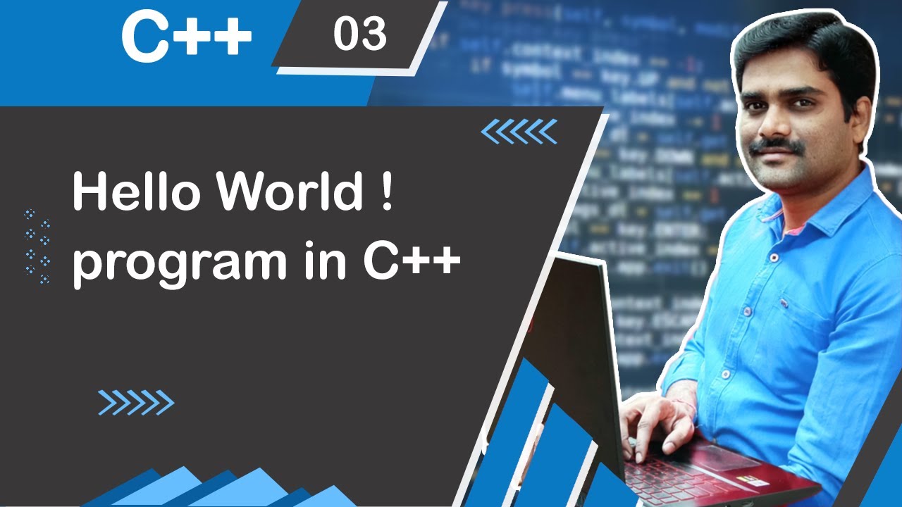 Hello World Program In C C Tutorial 03 рџљђ Youtube