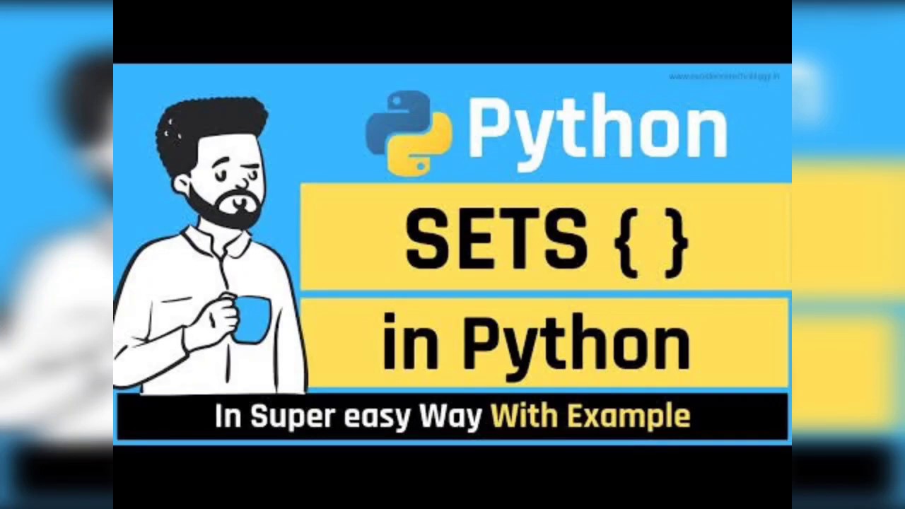 Sets In Python Youtube