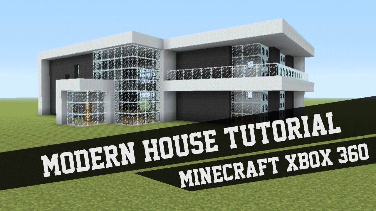 Large Modern House Tutorial Minecraft Xbox 360 1 Youtube