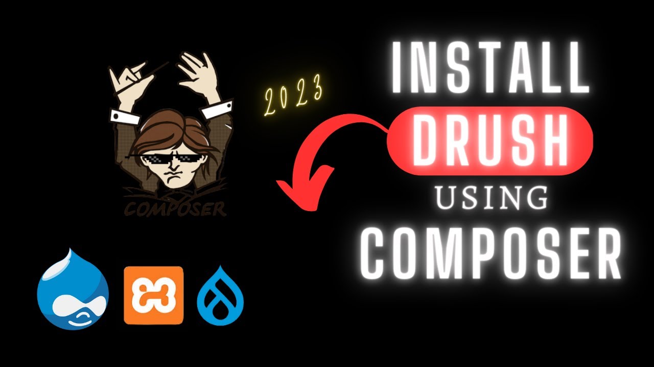 Install Drush Using Composer On Windows Drupal Drush 2023 Youtube