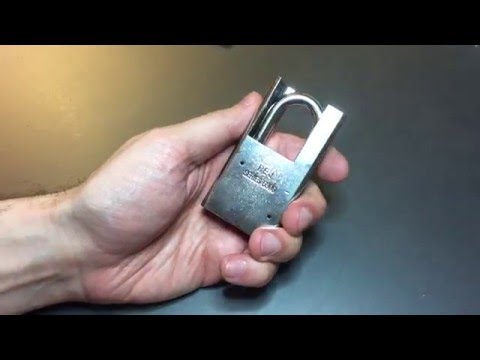 155 American Lock Series 5300 Shrouded Padlock Picked And Gutted