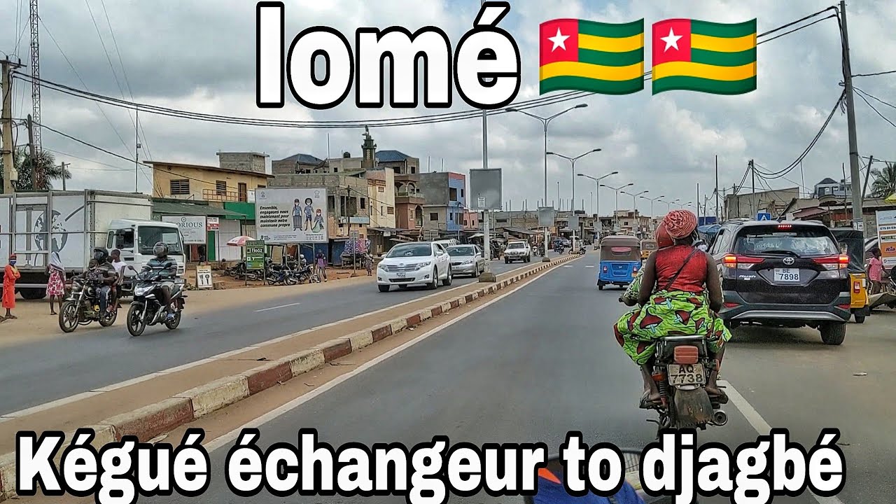 4k Ultra Hd Drive From Kégué échangeur To Djagbé Lomé Togo West Africa