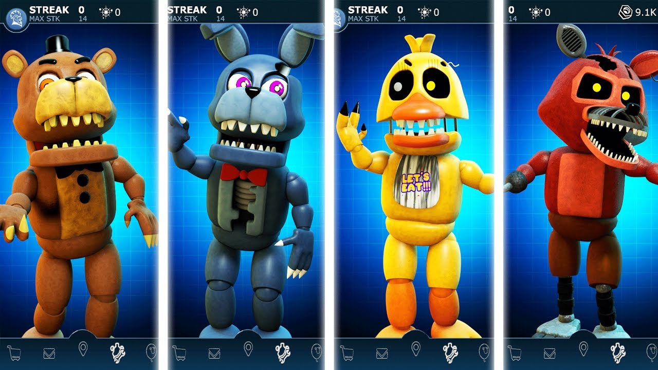 Adventure Nightmare Animatronics Fnaf Ar Workshop Animation Youtube