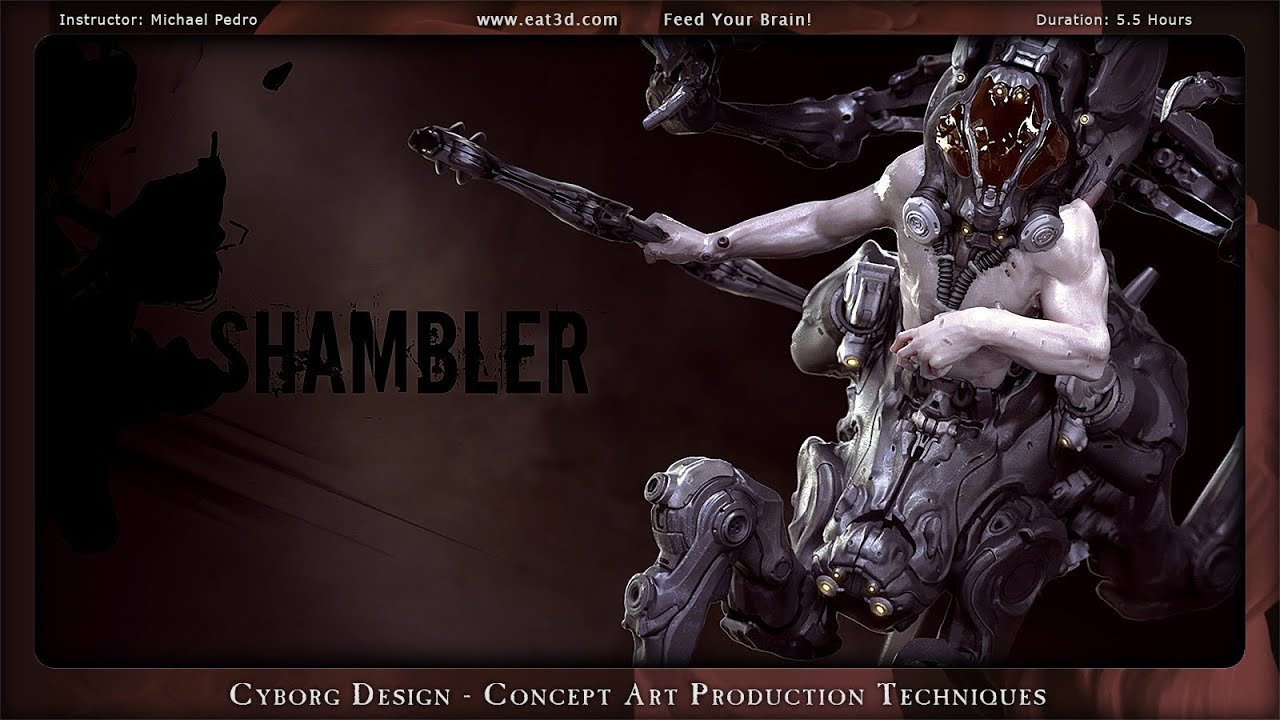 Cyborg Design Concept Art Production Techniques Youtube