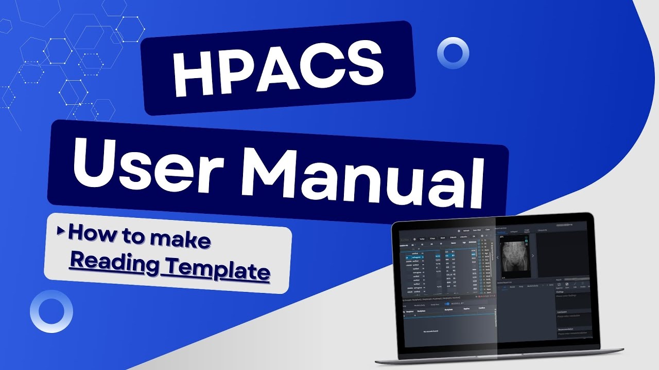 Hpacs User Manual Reading Template Youtube