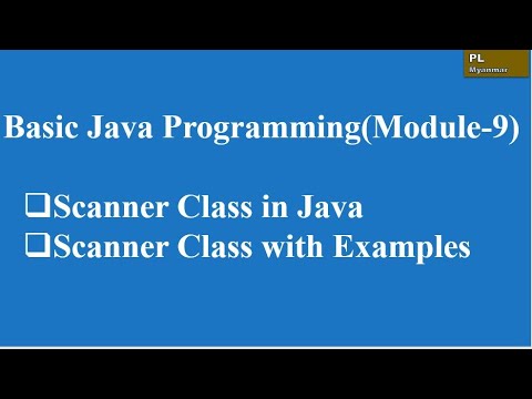 Scanner Class In Java Module 9 Youtube