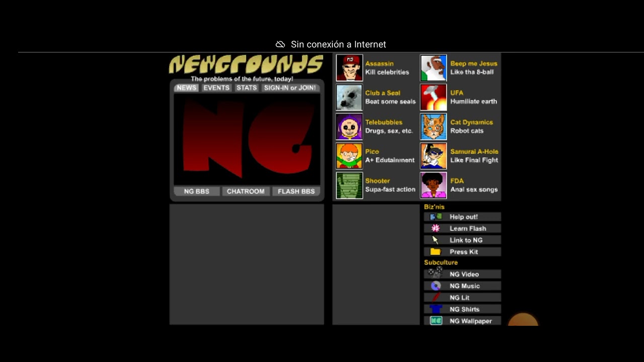 Newgrounds 2000 Youtube