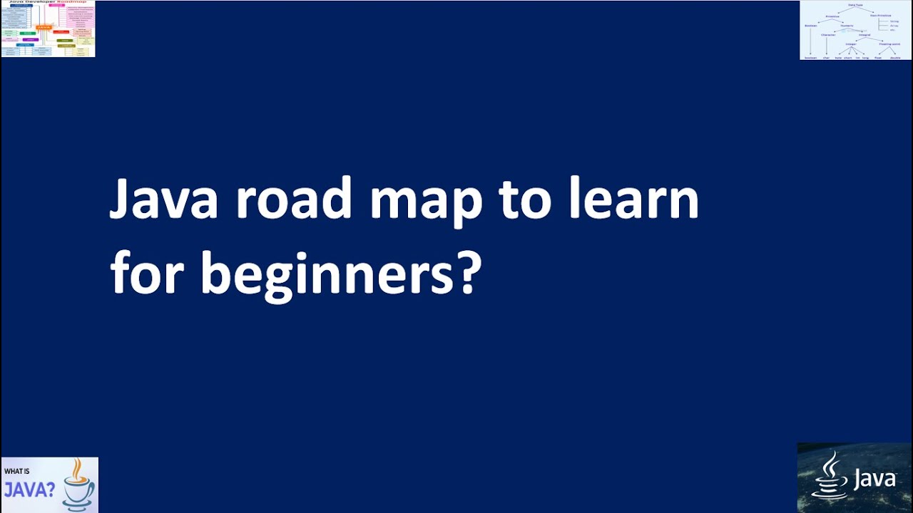 Java Road Map To Learn For Beginners Youtube