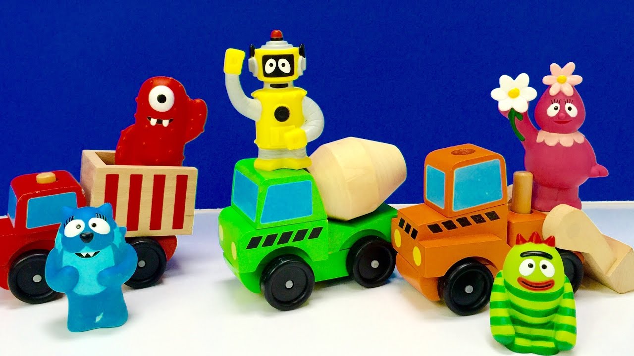 Yo Gabba Gabba Toys Wooden Truck Puzzles Youtube