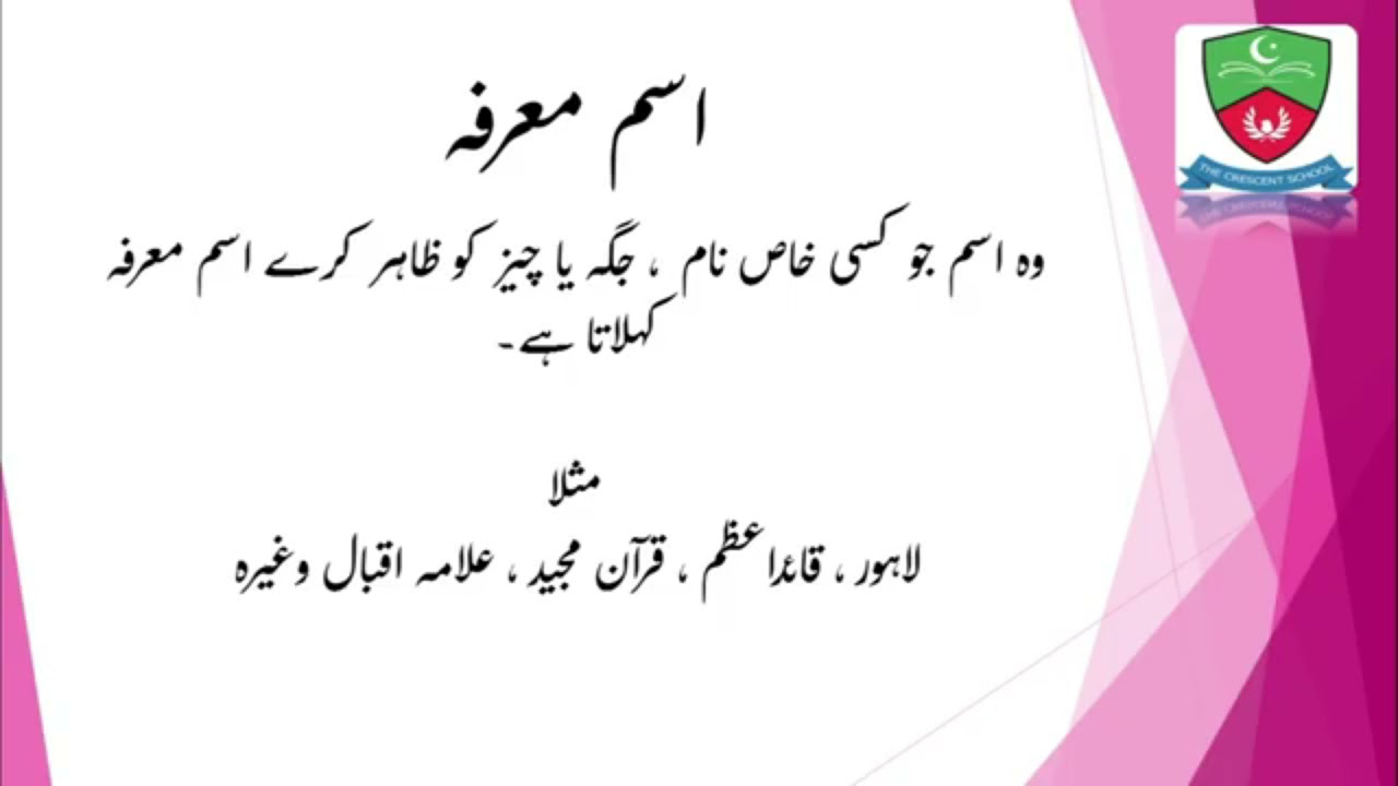 Ism Nakra And Ism Marfa Youtube