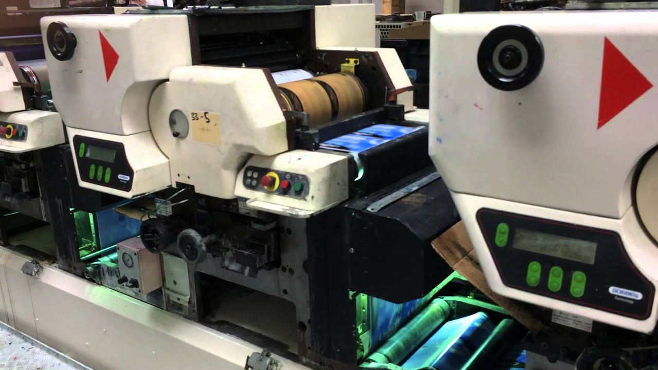 Nilpeter Mo3300 Offset Press Reel To Reel Youtube