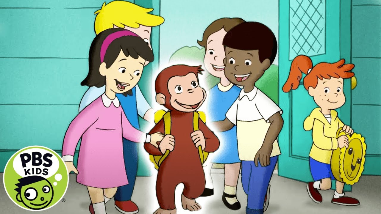 Curious George George Goes To Kindergarten Pbs Kids Youtube