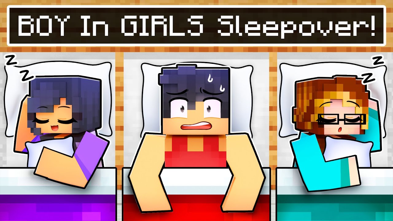 Boy In An All Girls Minecraft Sleepover Youtube