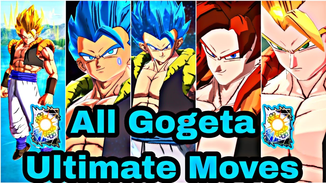 Gogeta All Ultimate Moves рџ ґ In Dragon Ball Legends Youtube