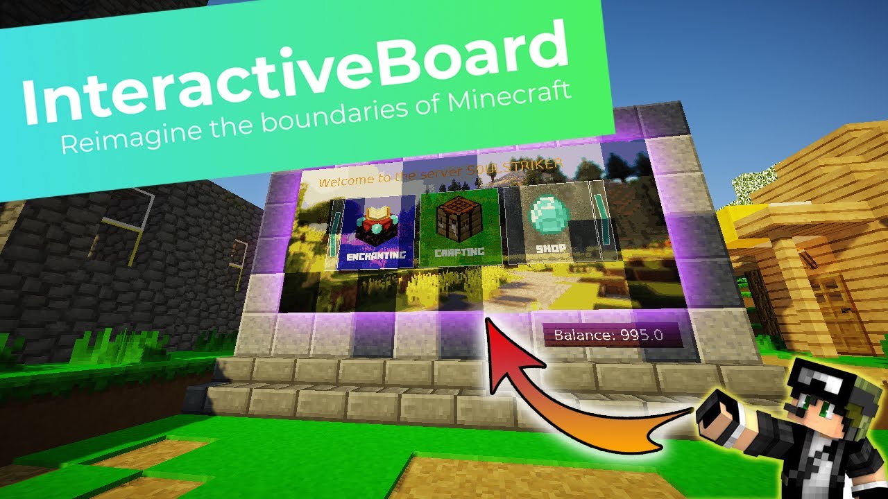 Interactiveboard Plugin Minecraft Plugins Youtube