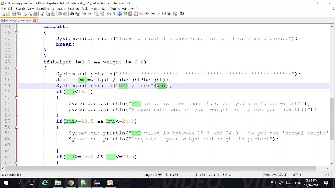 Java Swing Bmi Calculator At Theresa Ferrell Blog